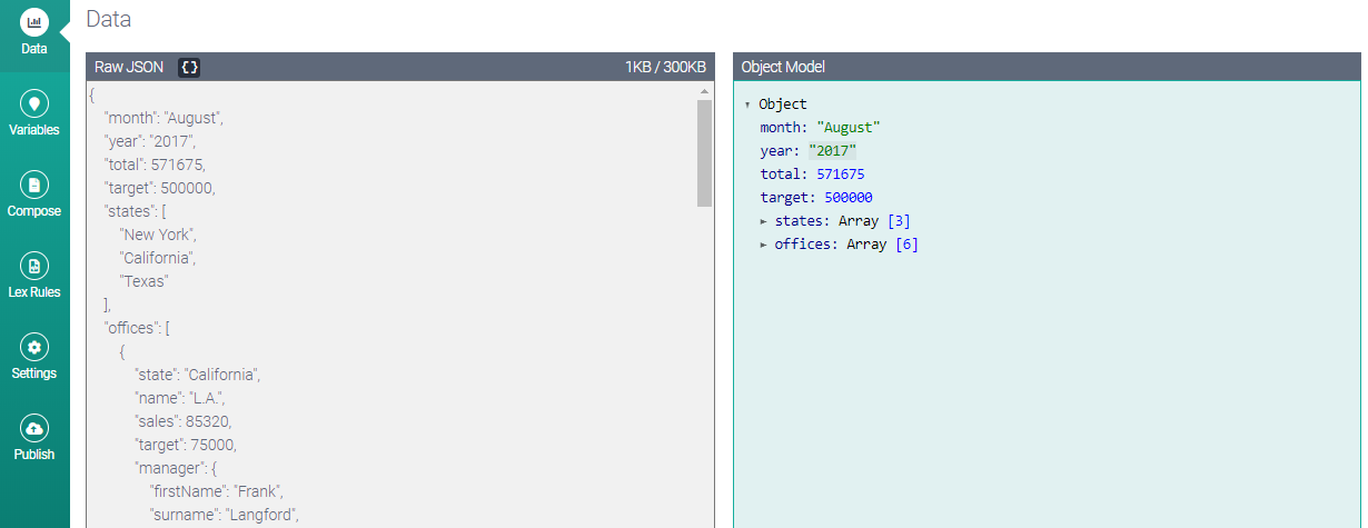 Adding JSON Data